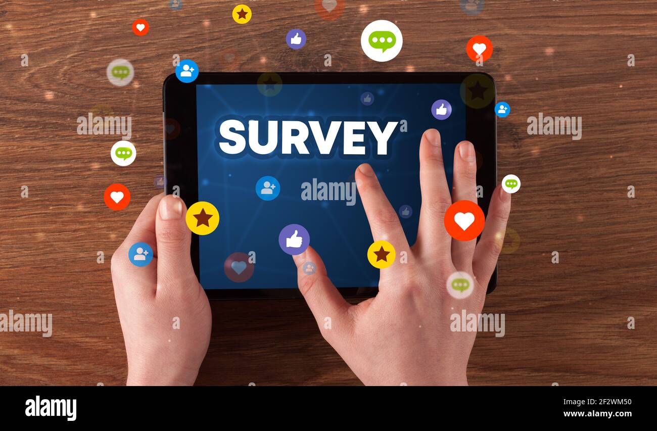 Close-up of a touchscreen, social media concept Stock Photo - Alamy