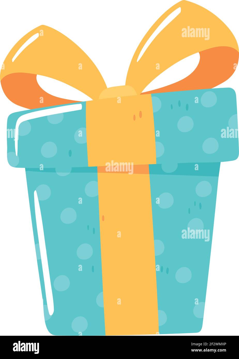 dotted gift box icon isolated Stock Vector Image & Art - Alamy