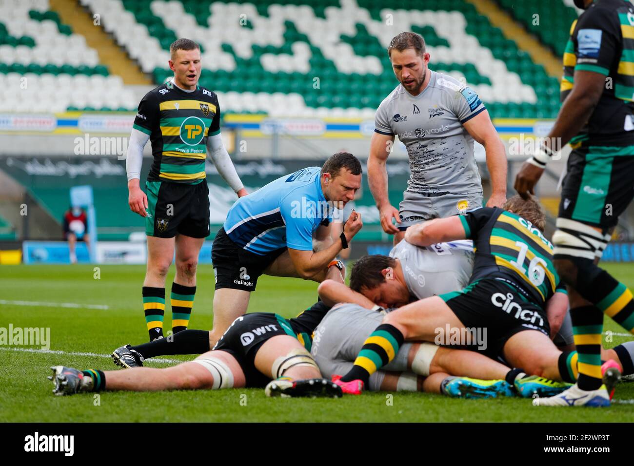 13th March 2021; Franklin's Gardens, Northampton, East Midlands ...