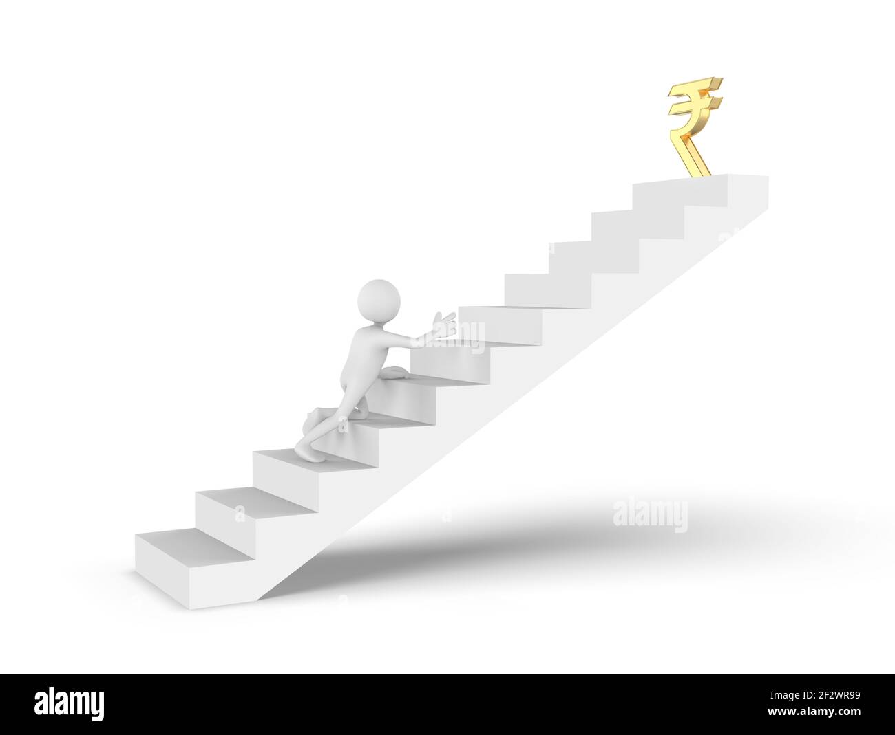 Cartoon illustration man raising hand hi-res stock photography and ...