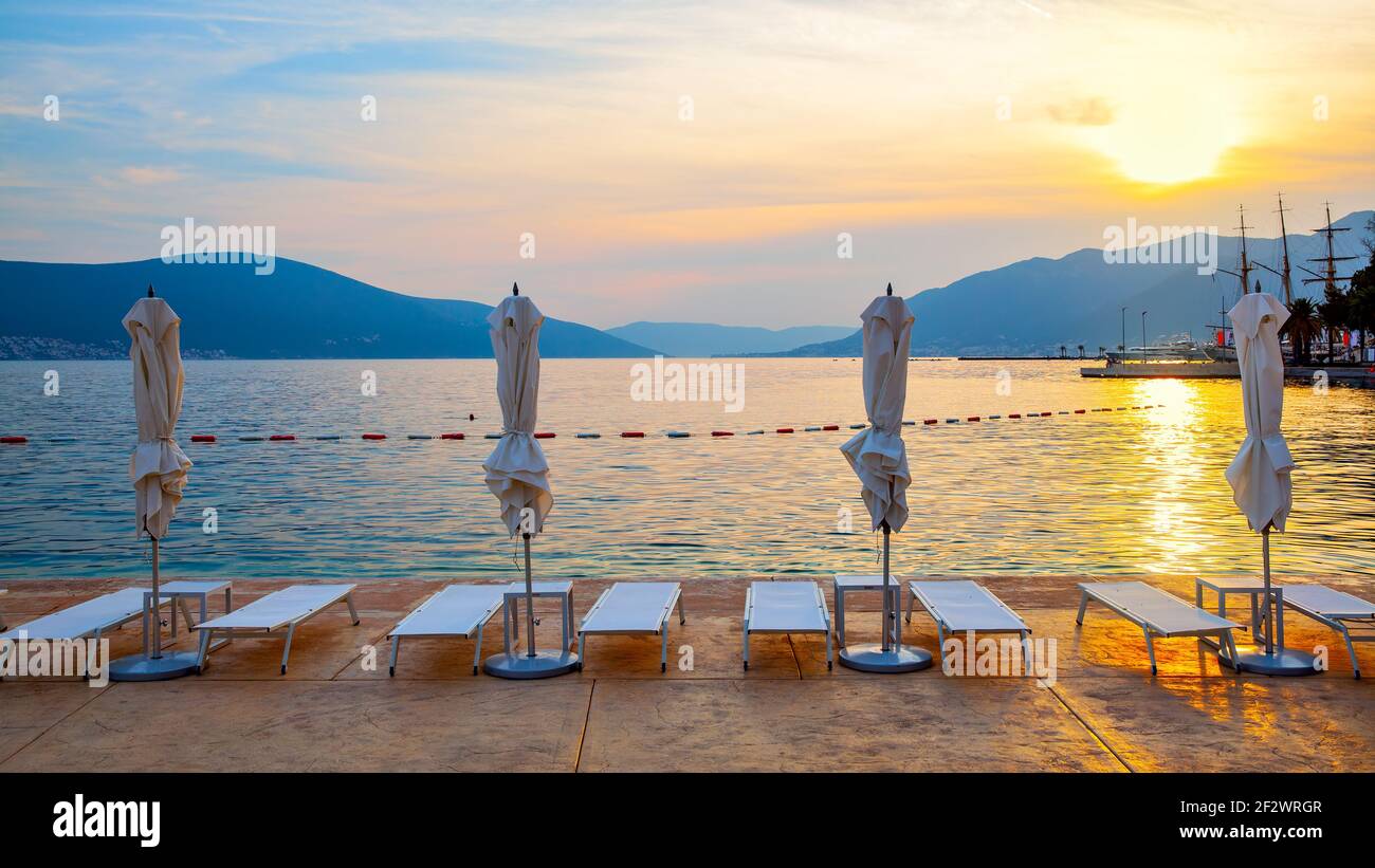 Tivat beach hi-res stock photography and images - Alamy