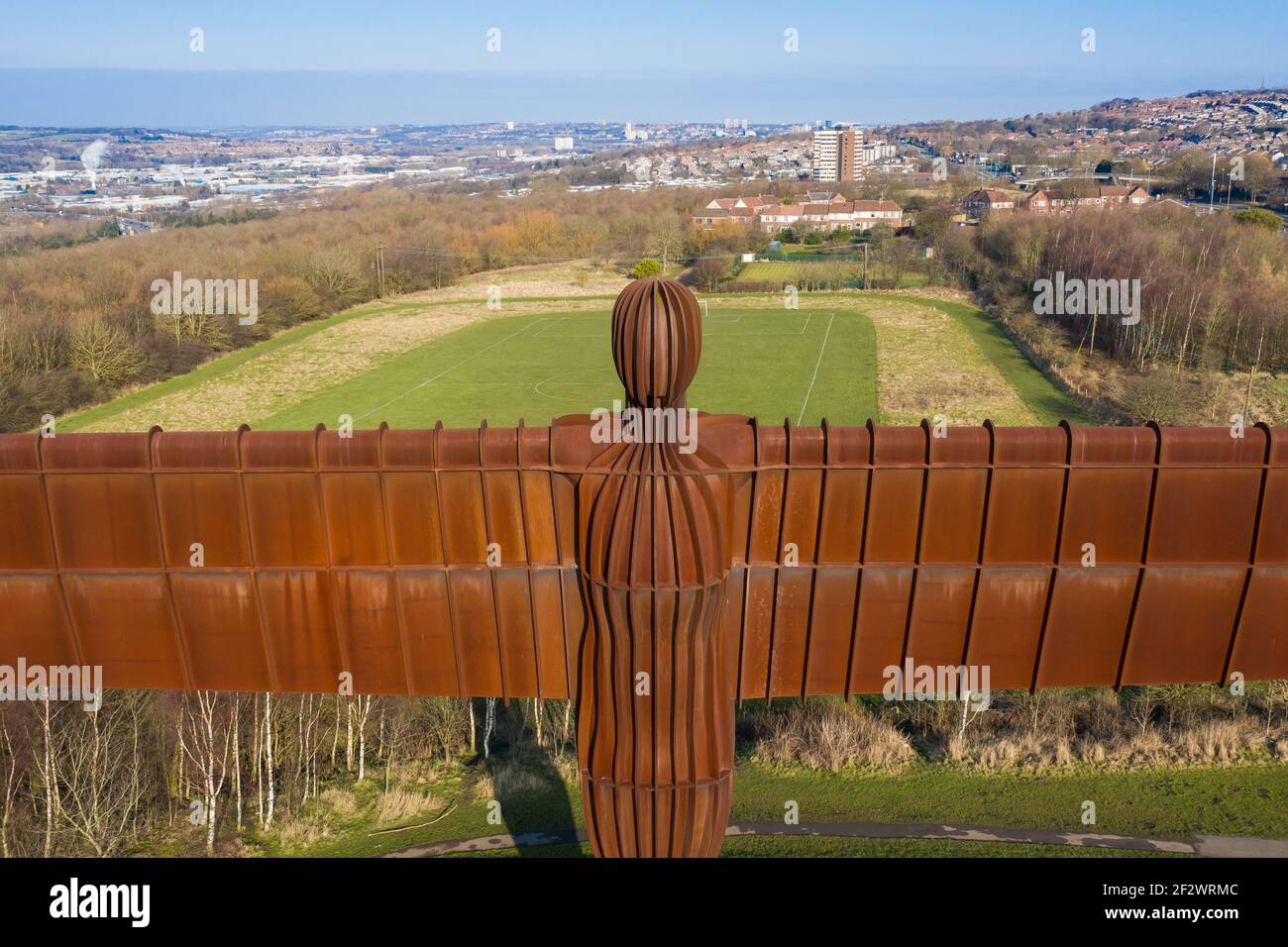Dog by angel of the north hi-res stock photography and images - Alamy
