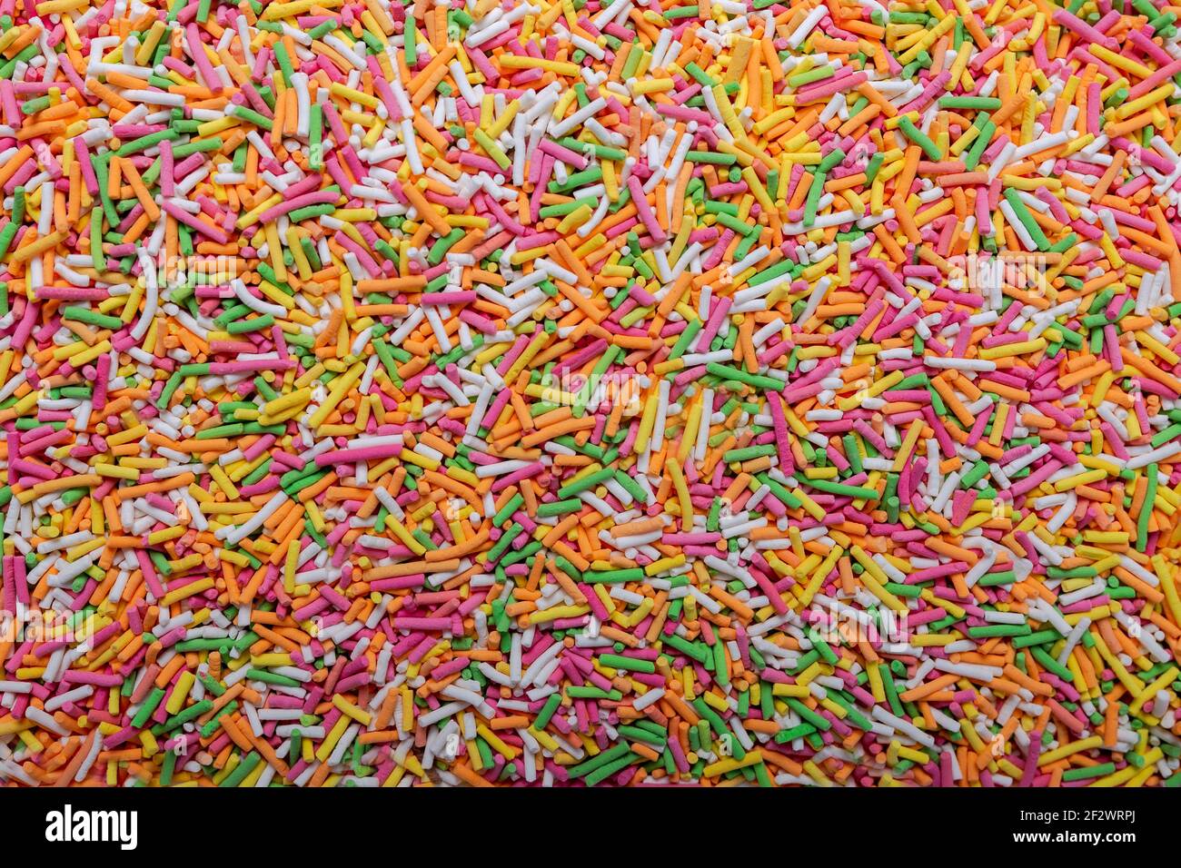 Background and texture from colorful cake decorations. Colorful ...