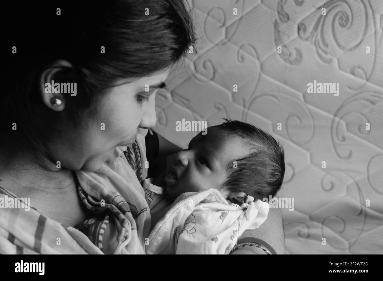 Infant Girl Making Face High Resolution Stock Photography and Images ...