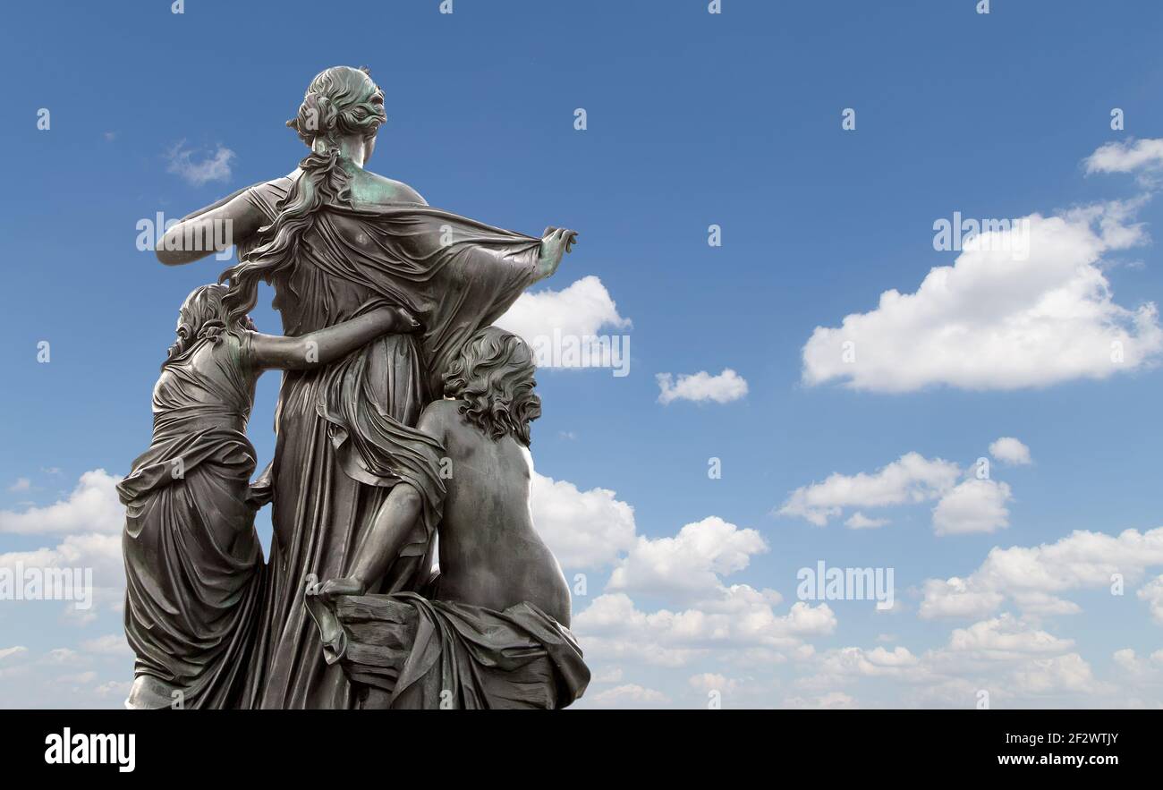 Sculpture on bruhl terrace hi-res stock photography and images - Alamy