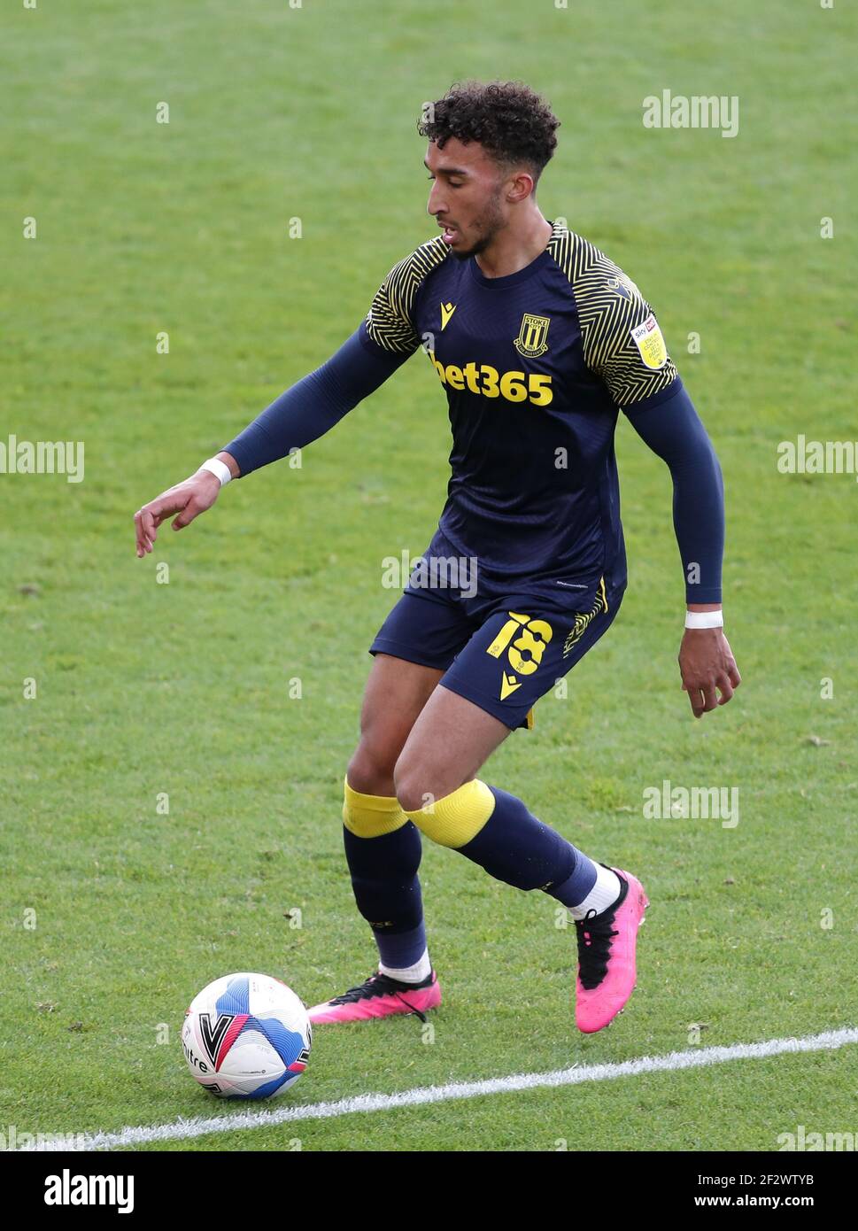 Stoke City's Jacob Brown during the Sky Bet Championship match at ...