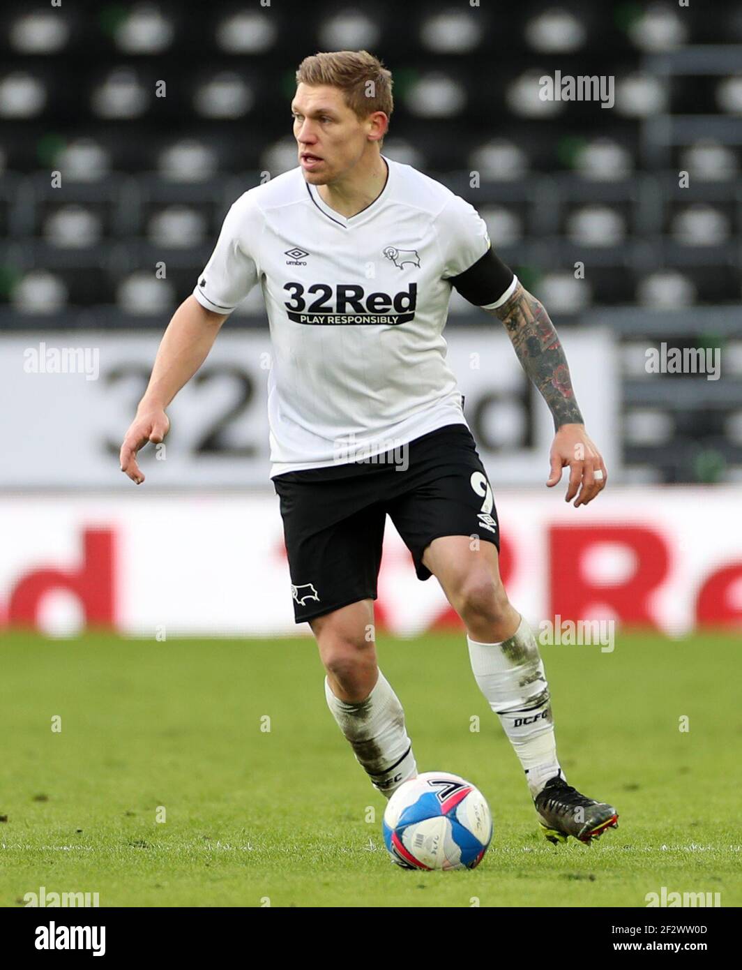 Derby County's Martyn Waghorn during the Sky Bet Championship match at ...