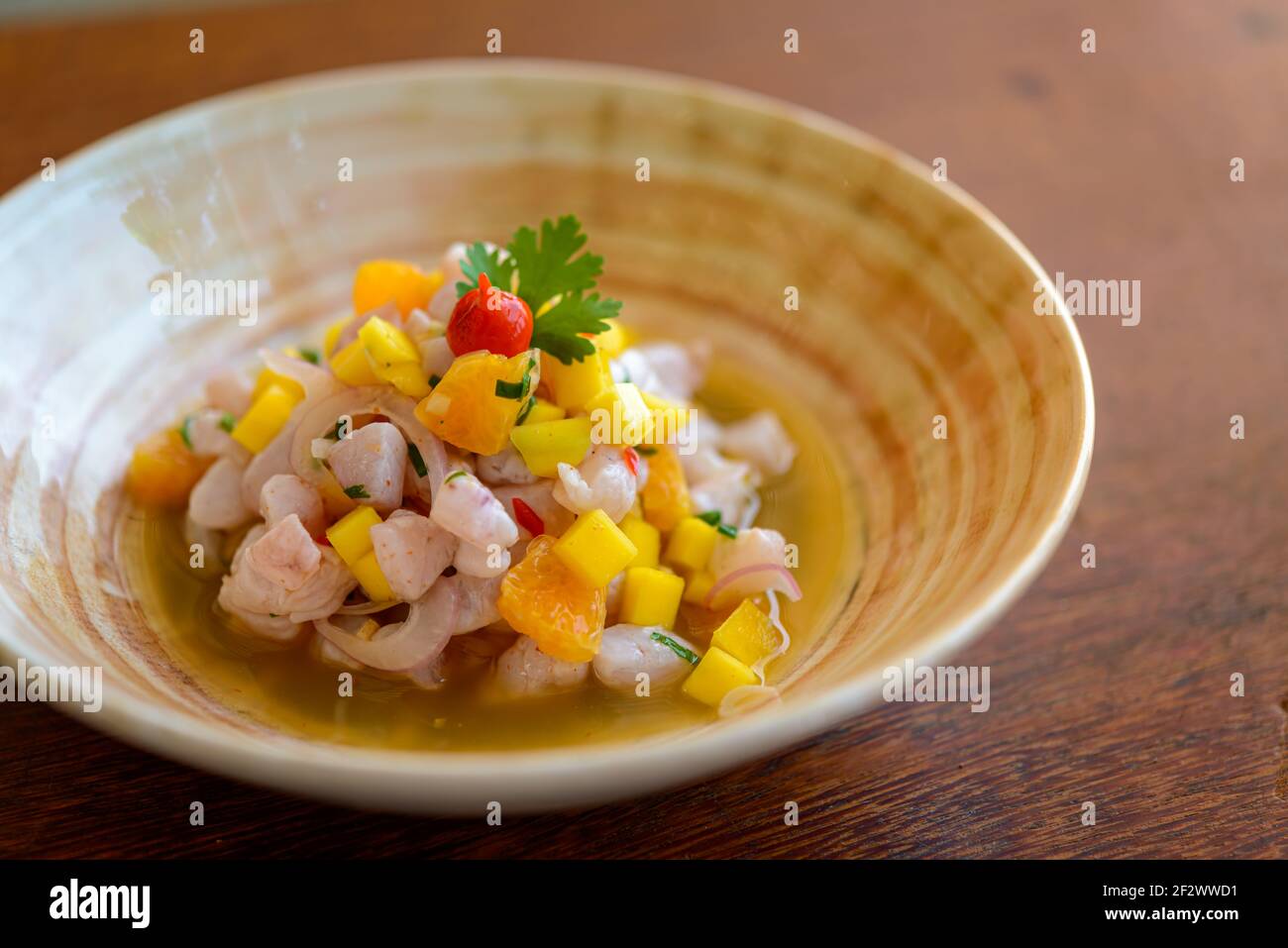 Ceviche, traditional dish of Peruvian cuisine Stock Photo - Alamy