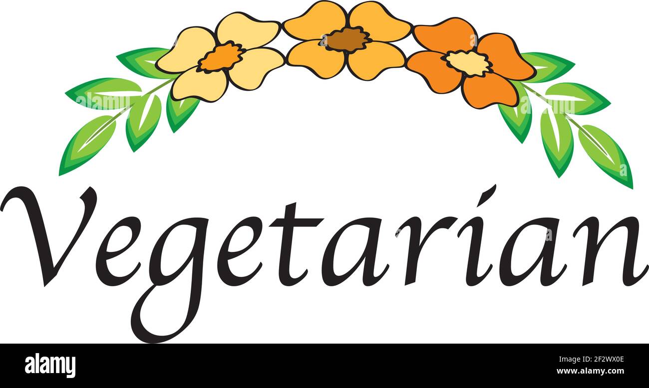 vegetarian icon sin logo design Stock Vector Image & Art - Alamy