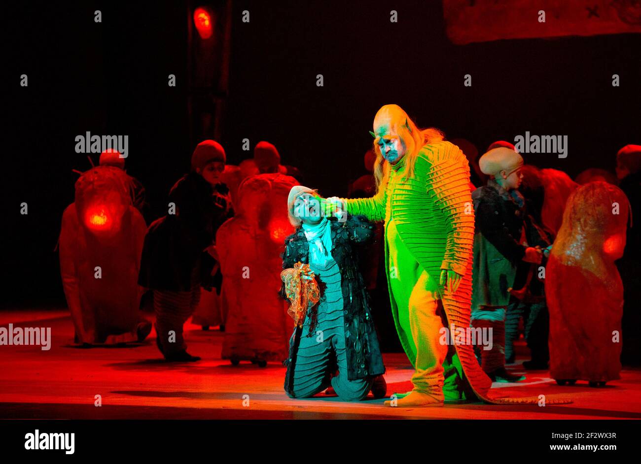 l-r: Andrey Popov (Mime), Edem Umerov (Alberich) in DAS RHEINGOLD by ...
