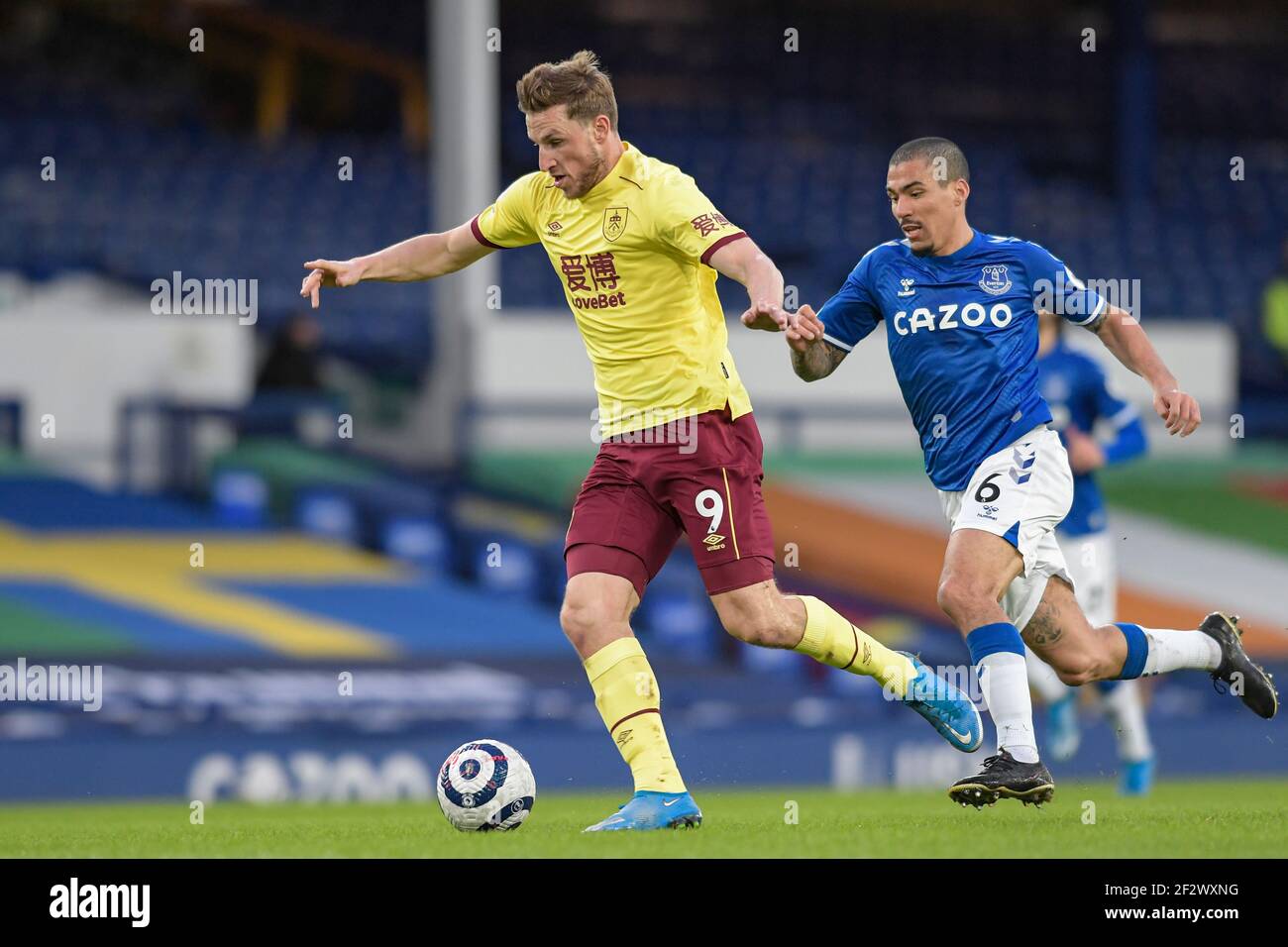 Burnley forward chris wood hi-res stock photography and images - Alamy