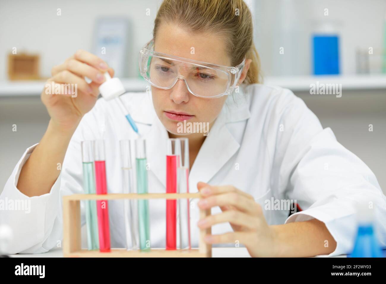 Scientist uses lab equipment experiment hi-res stock photography and ...