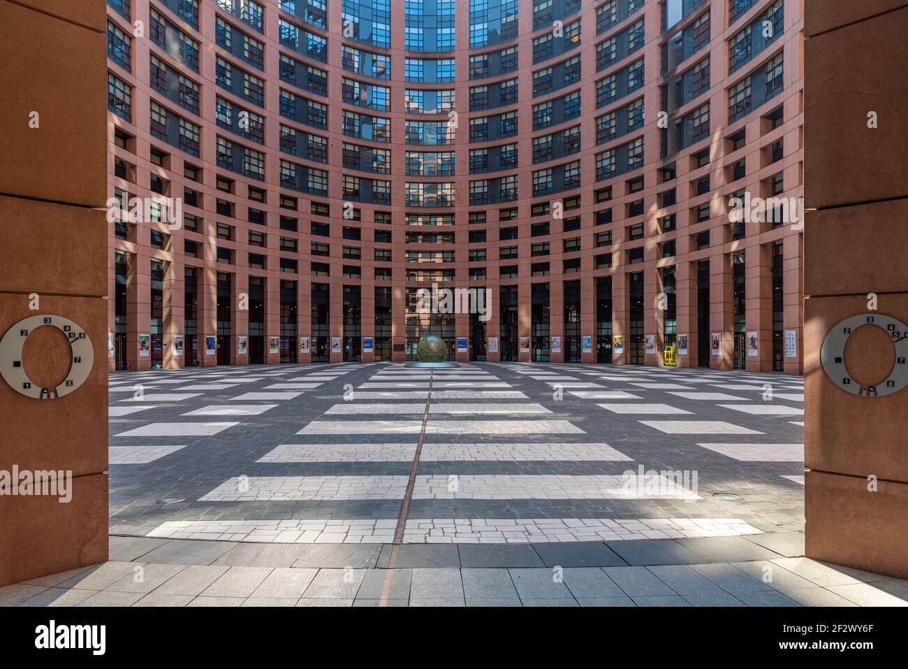 European union council atrium hi-res stock photography and images - Alamy