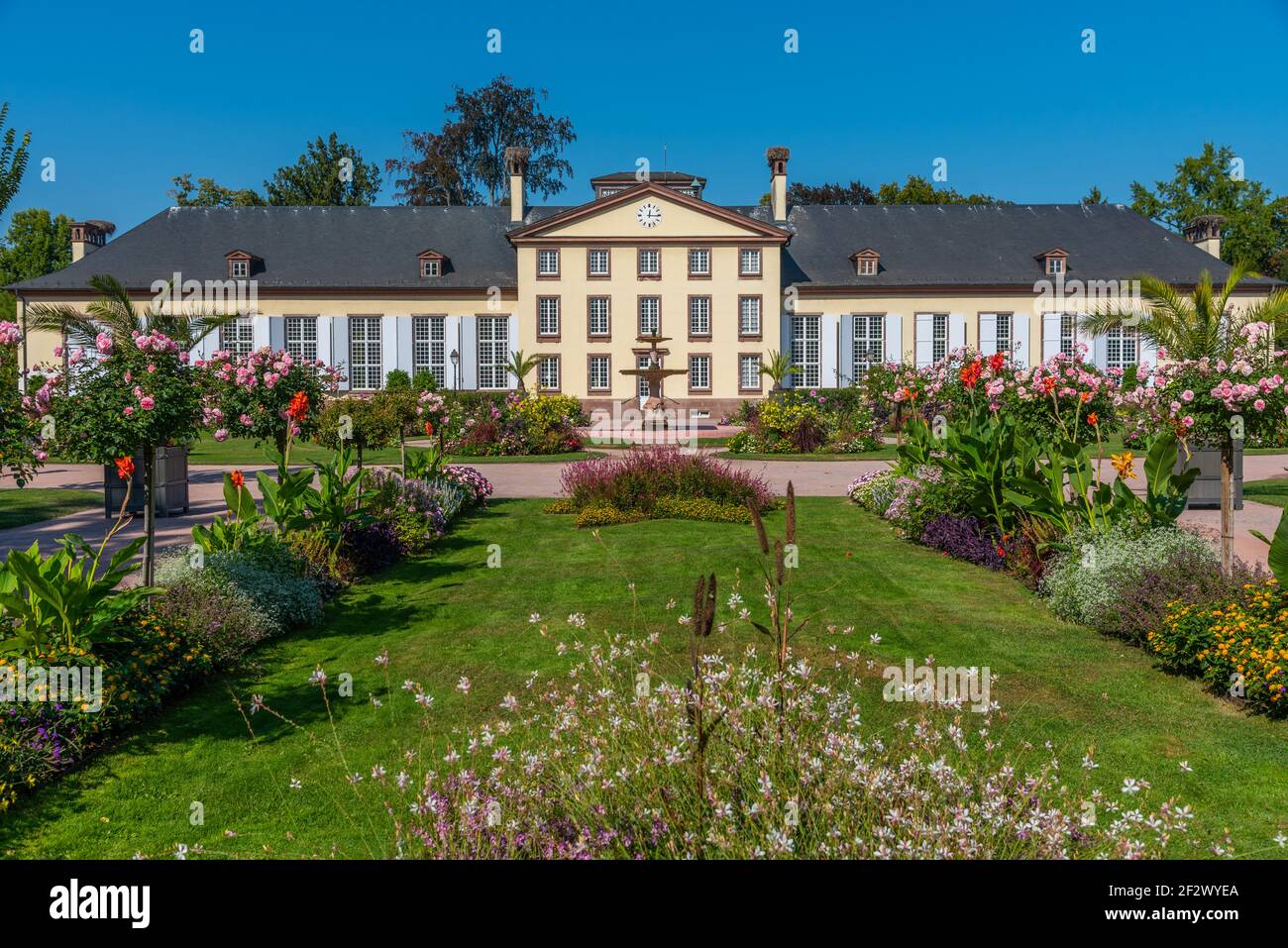 Orangerie building at the Parc de l'Orangerie in Strasbourg, France ...