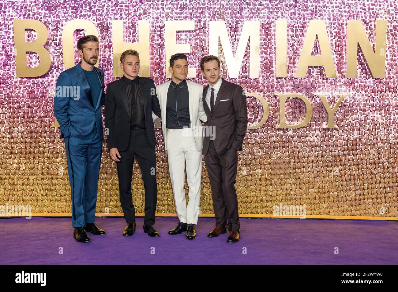 London, United Kingdom. 23rd October 2018. Gwilym Lee, Allen Leech ...