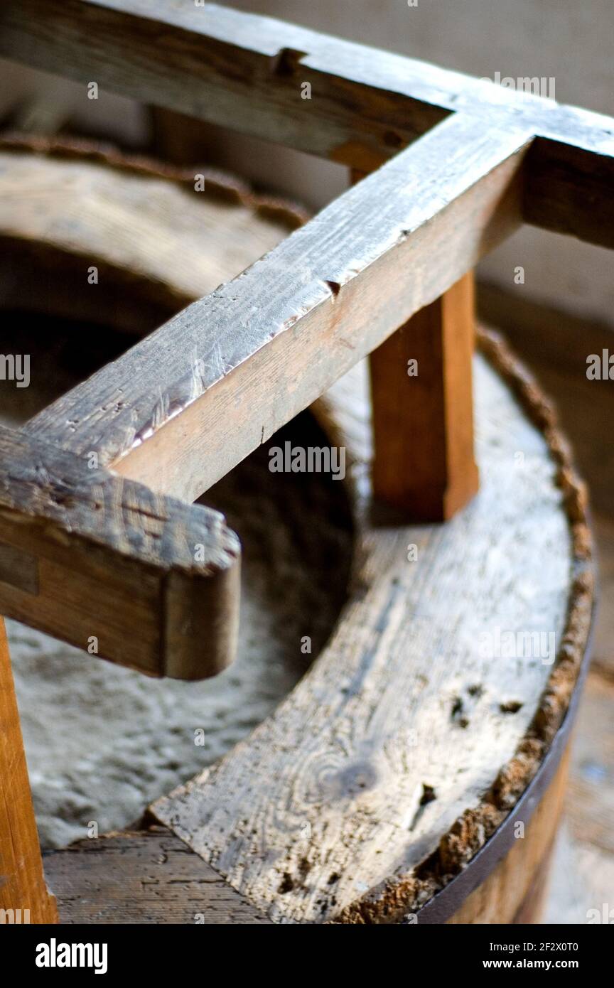 Medieval millstone hi-res stock photography and images - Alamy