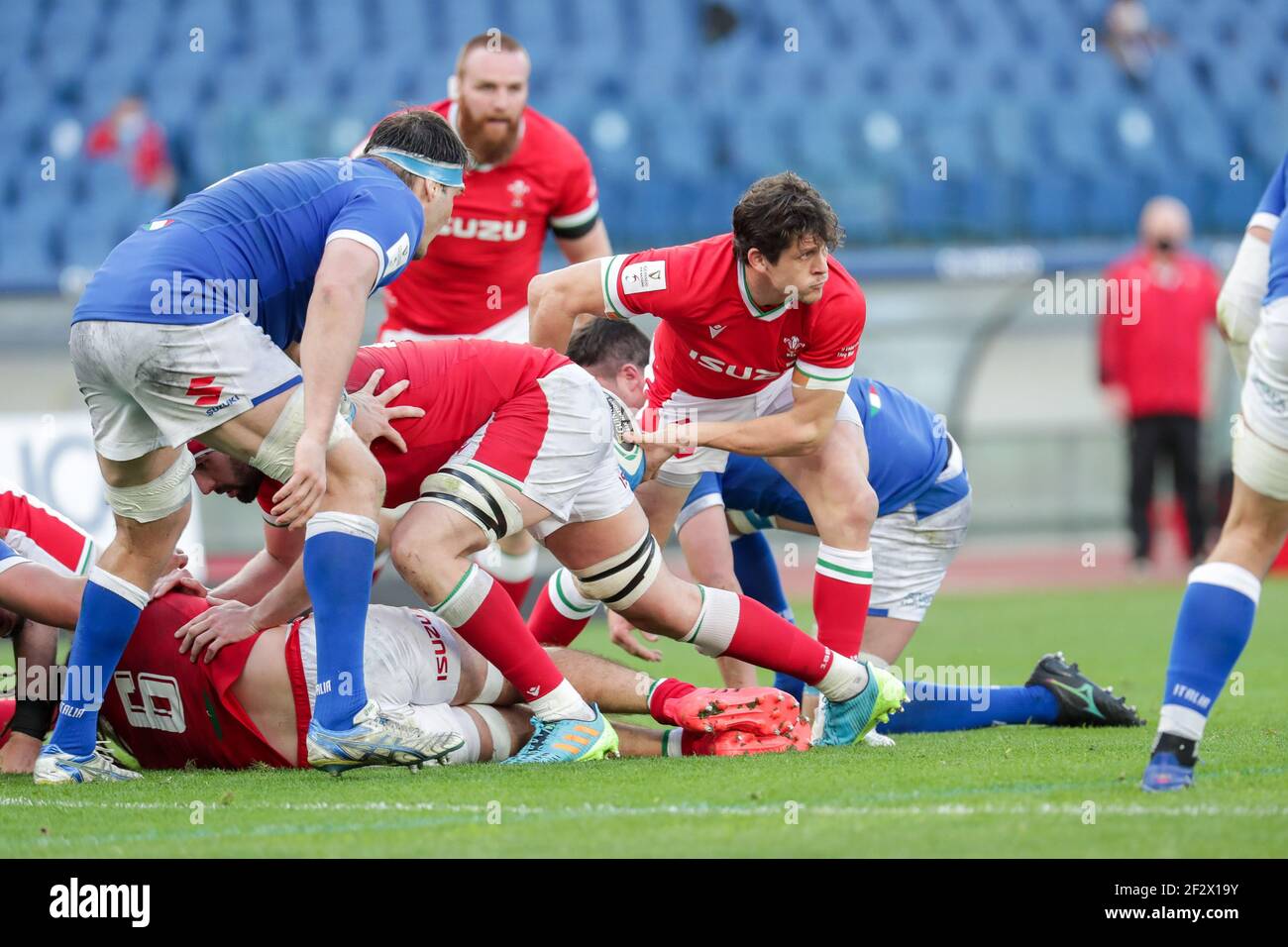 Stadio Olimpico, Rome, Italy, 13 Mar 2021, Wales during 2021 Guinness ...