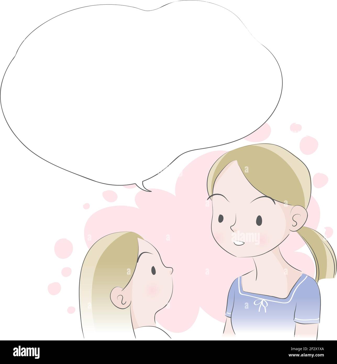 Girl is speech hi-res stock photography and images - Alamy