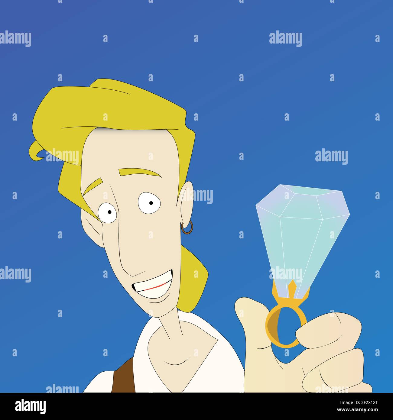 Young Man Holding Nose Stock Vector Images - Alamy