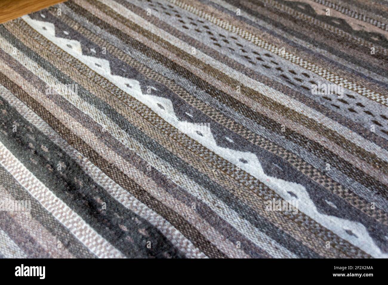 Photograph of an abstract traditional mexican textile texture or ...