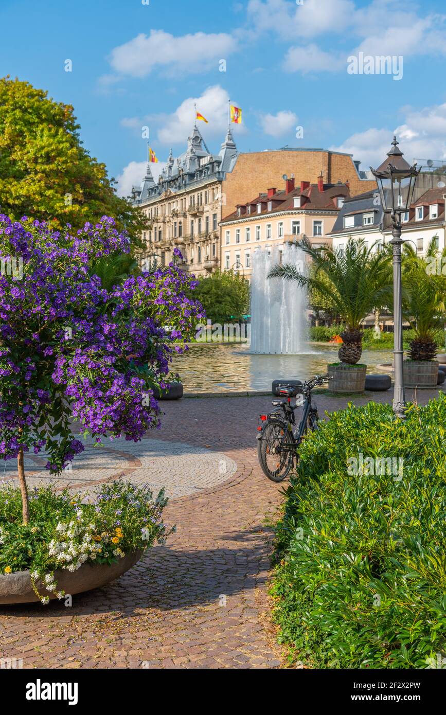 Center of spa town Baden Baden, Germany Stock Photo - Alamy
