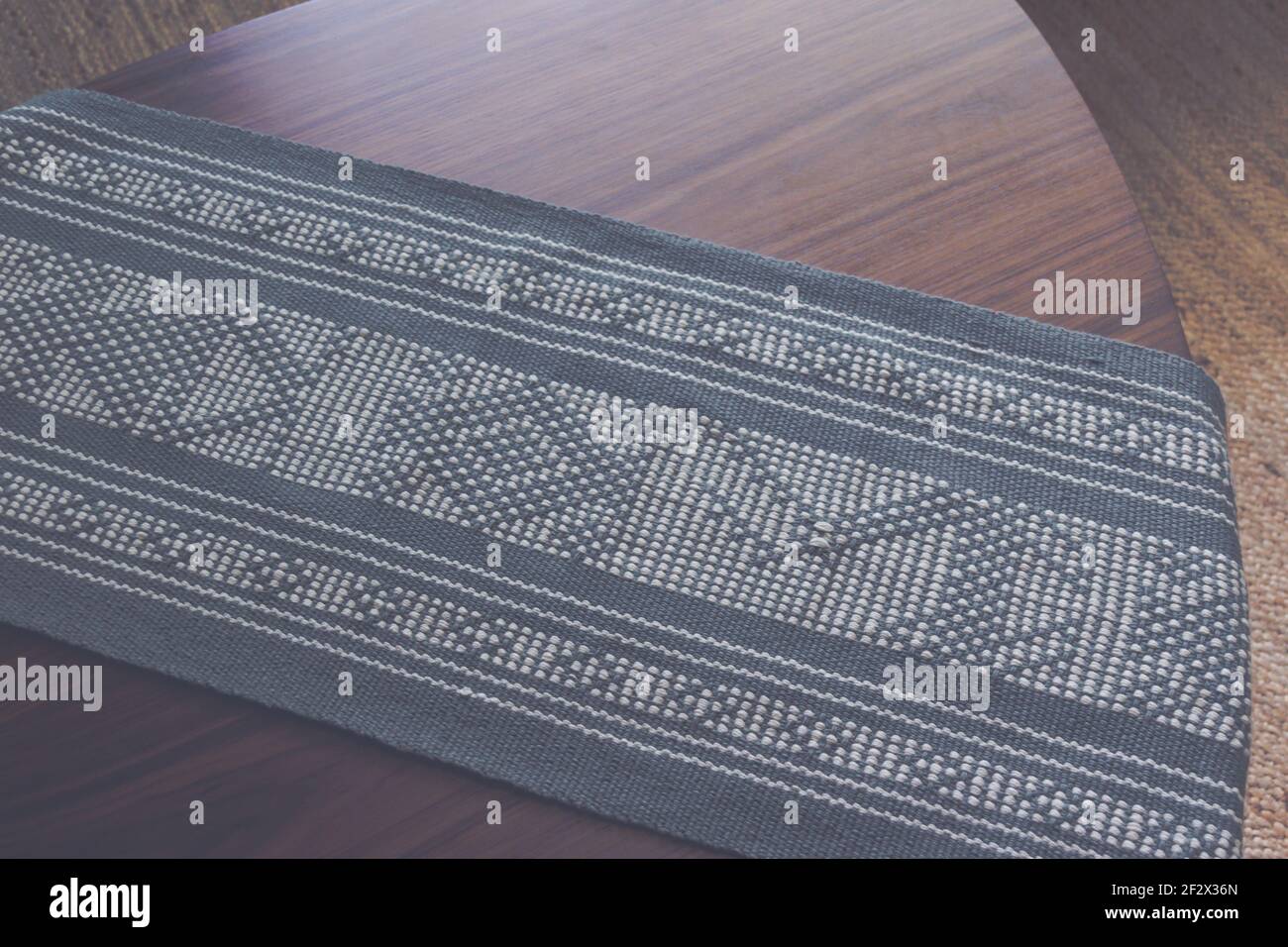 Photograph of an abstract traditional mexican textile texture or ...