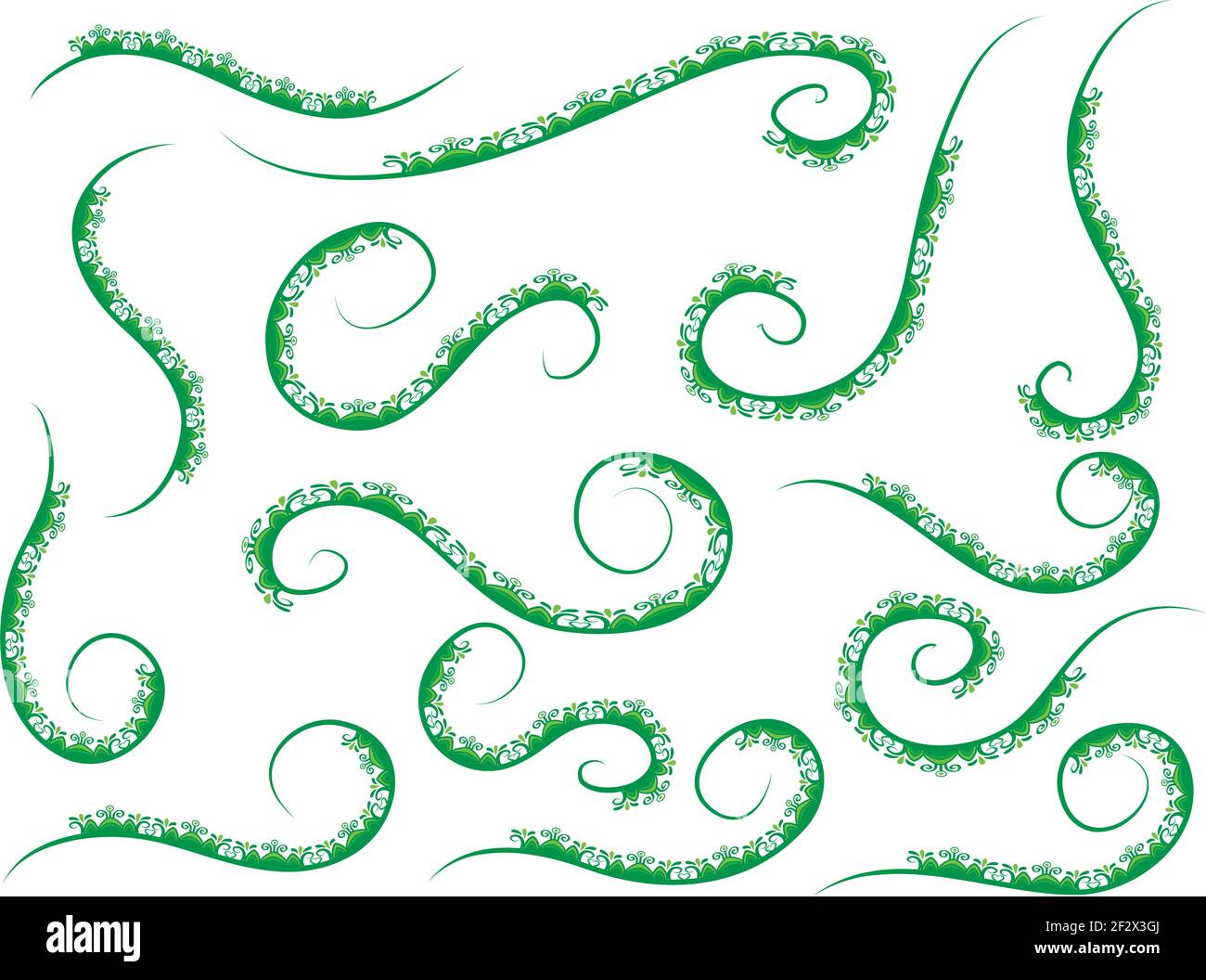 Lace design background set Stock Vector Images - Alamy