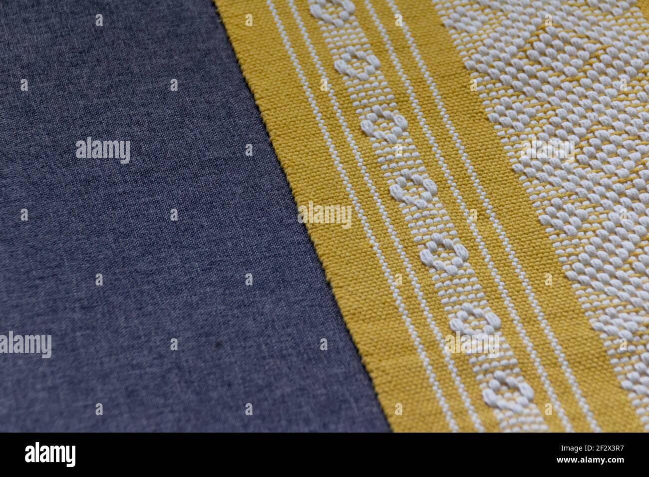Photograph of an abstract traditional mexican textile texture or ...