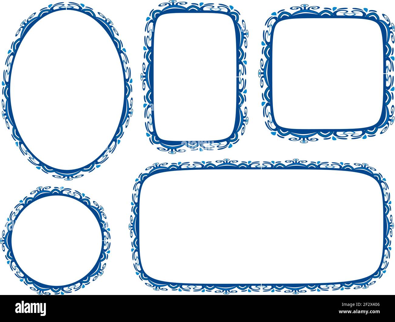 Lace design background set Stock Vector Image & Art - Alamy