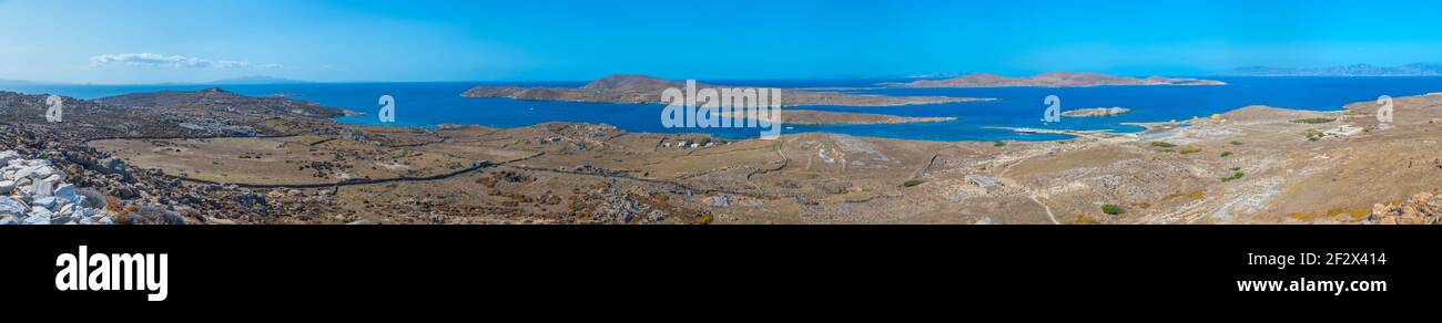 Delos aerial view hi-res stock photography and images - Alamy