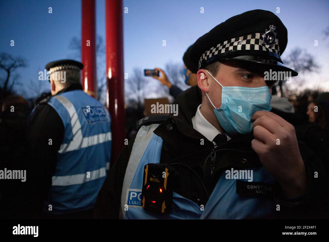 London, UK, 13 March 2021: Despite Metropolitan Police warnings ...