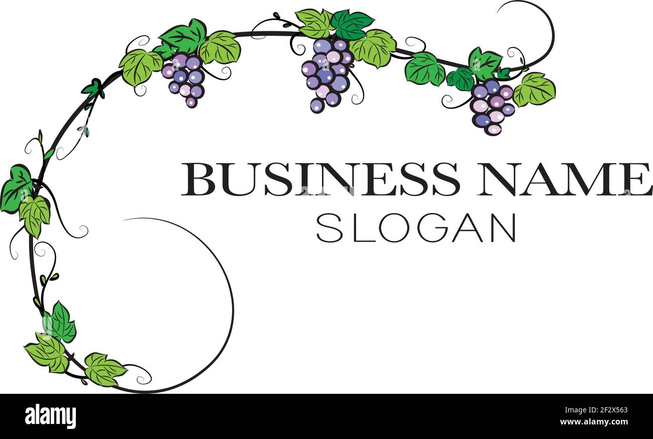 Grape frame background design Stock Vector Image & Art - Alamy