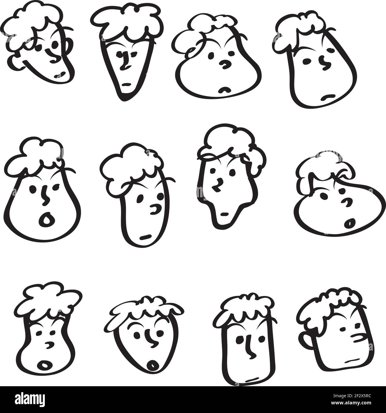 Nice man face Stock Vector Images - Alamy