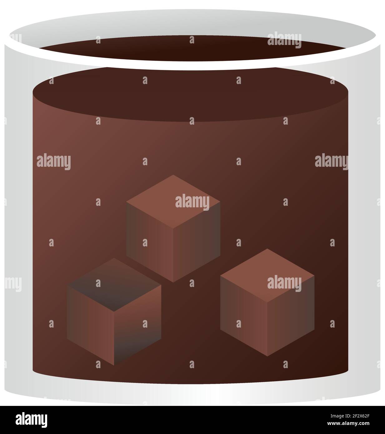 cold coffee cup ice icon Stock Vector Image & Art - Alamy