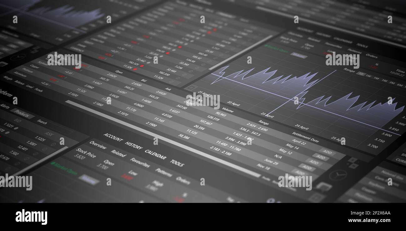 Stock market screen hi-res stock photography and images - Alamy
