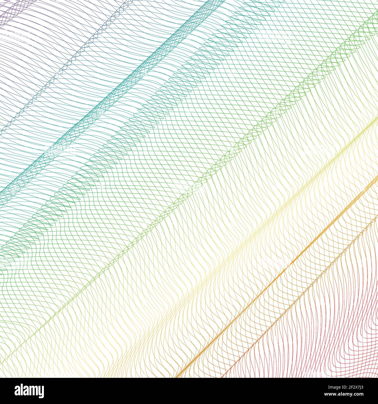 Abstract rainbow net. Abstract squiggle background. Diagonal wave ...