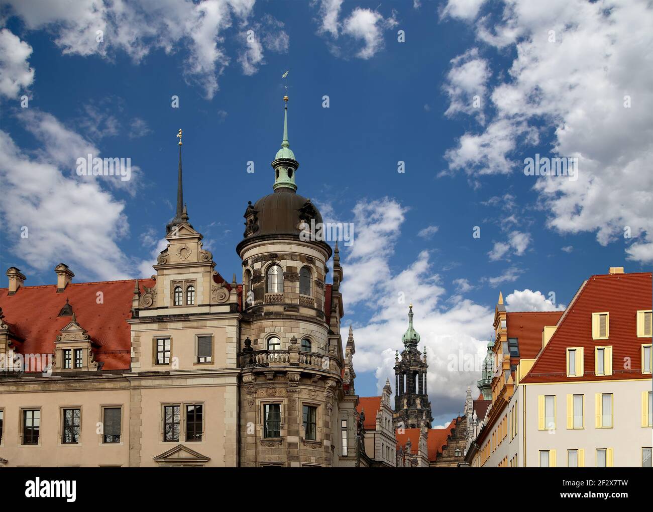 Historical center of Dresden (landmarks), Germany Stock Photo - Alamy