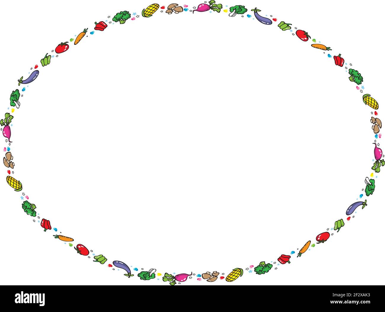 vegetable background design set Stock Vector Image & Art - Alamy