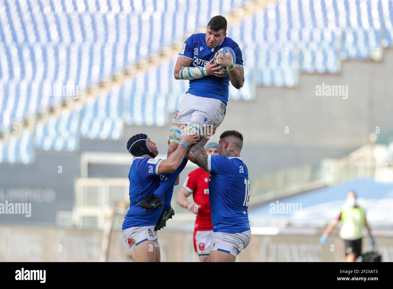 Stadio Olimpico, Rome, Italy, 13 Mar 2021, touche Italy during 2021 ...