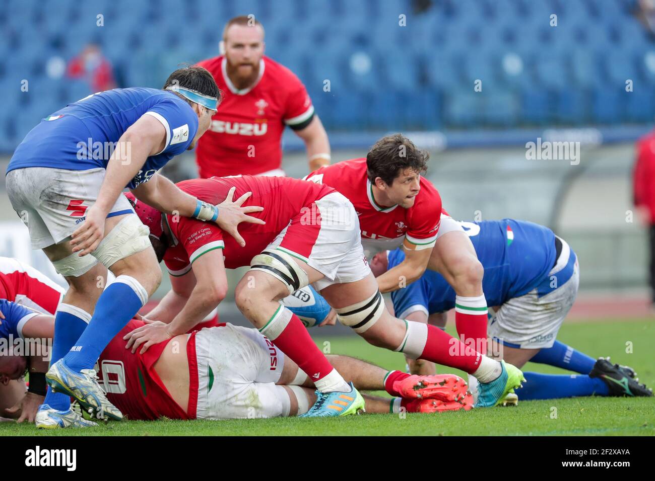 Stadio Olimpico, Rome, Italy, 13 Mar 2021, Lloyd Williams (Wales ...