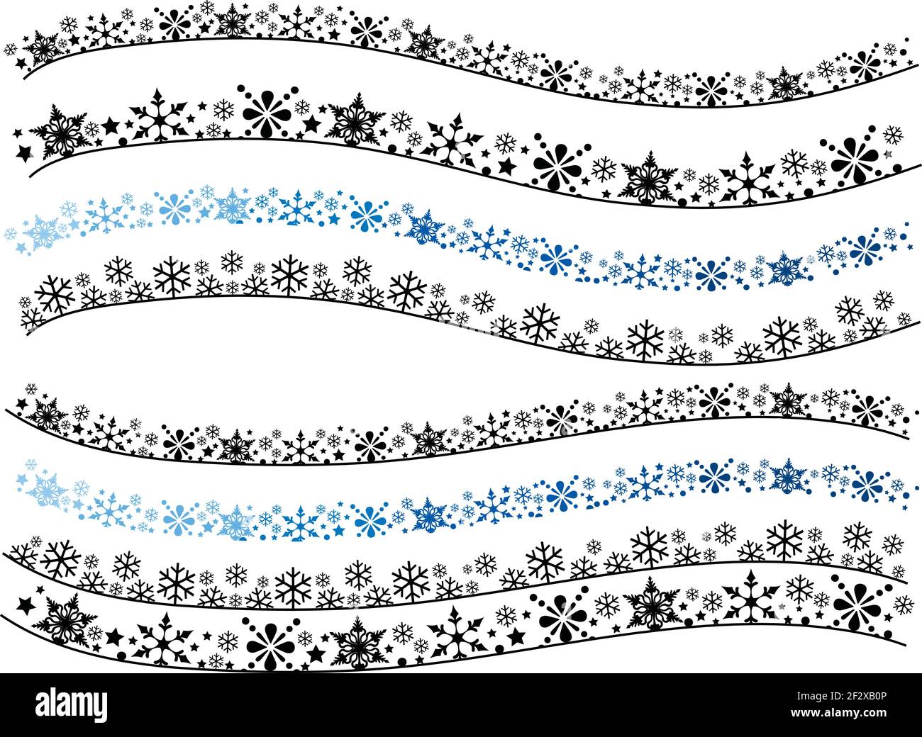 snow flowers design background Stock Vector Image & Art - Alamy