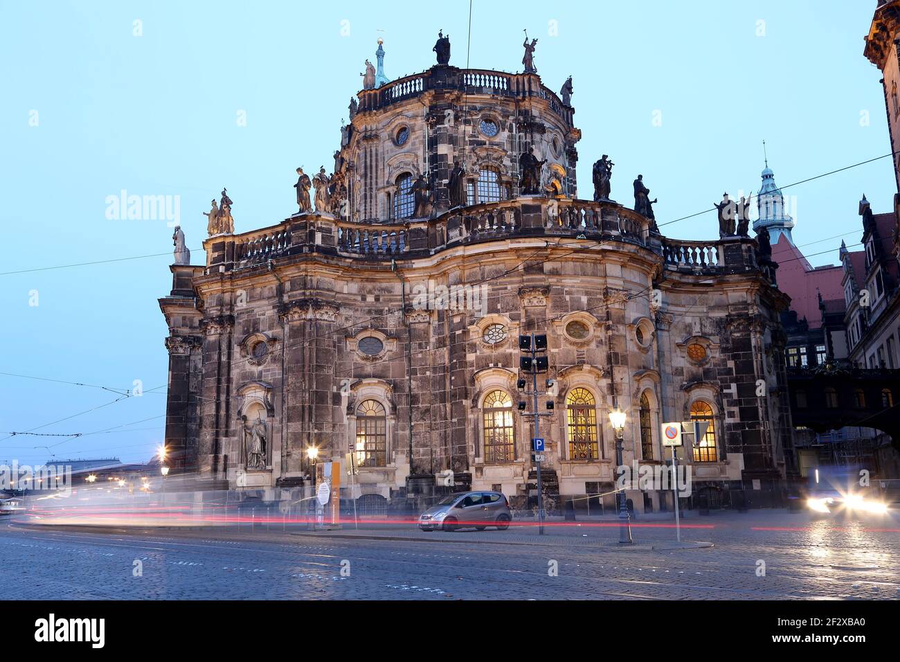 Historical center of Dresden (landmarks), Germany Stock Photo - Alamy