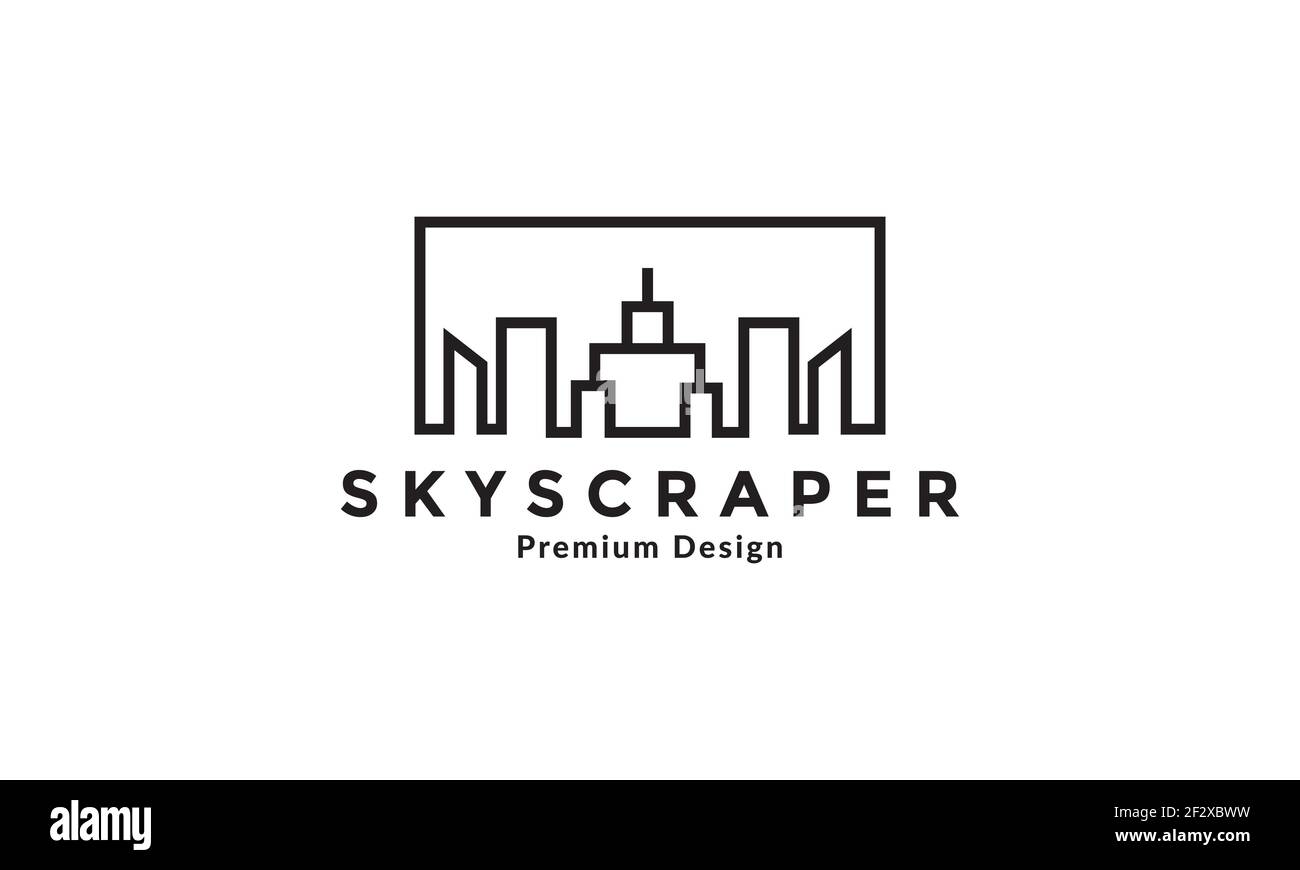 Unique downtown architecture Stock Vector Images - Alamy