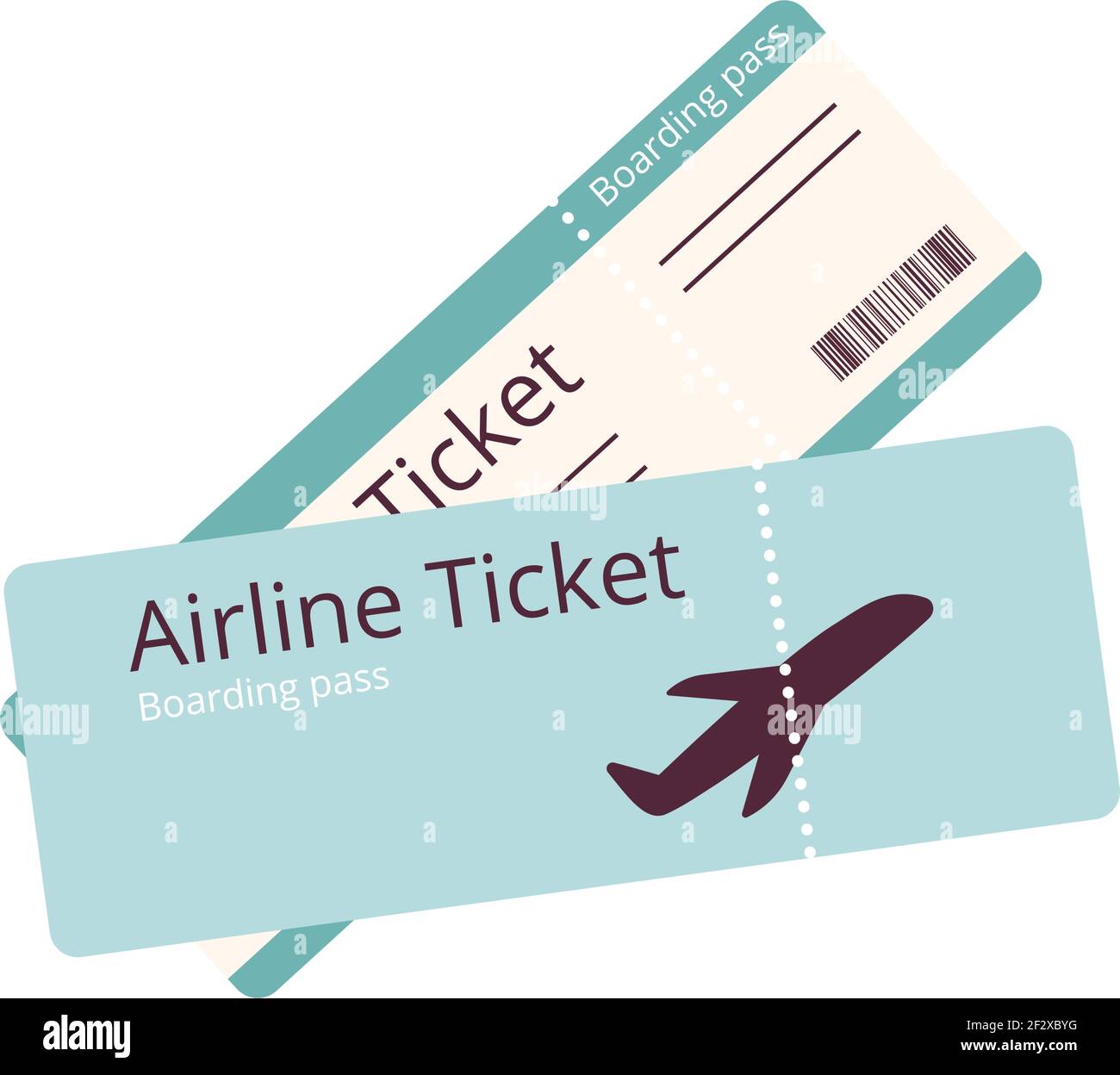 Travel And Vacation Air Tickets Icon Stock Vector Image And Art Alamy