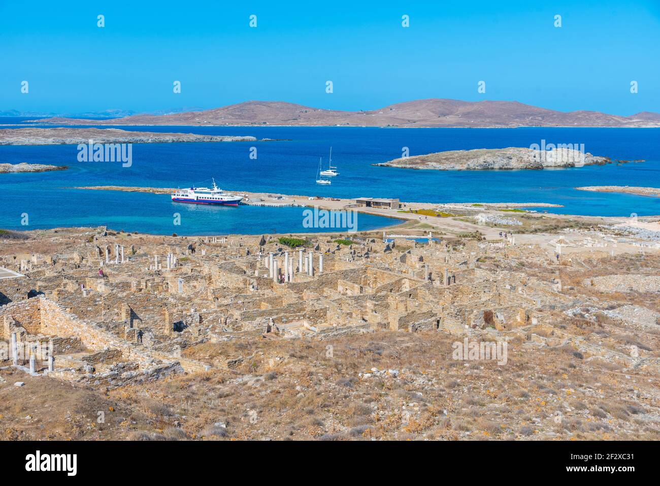 Delos Aerial View High Resolution Stock Photography and Images - Alamy