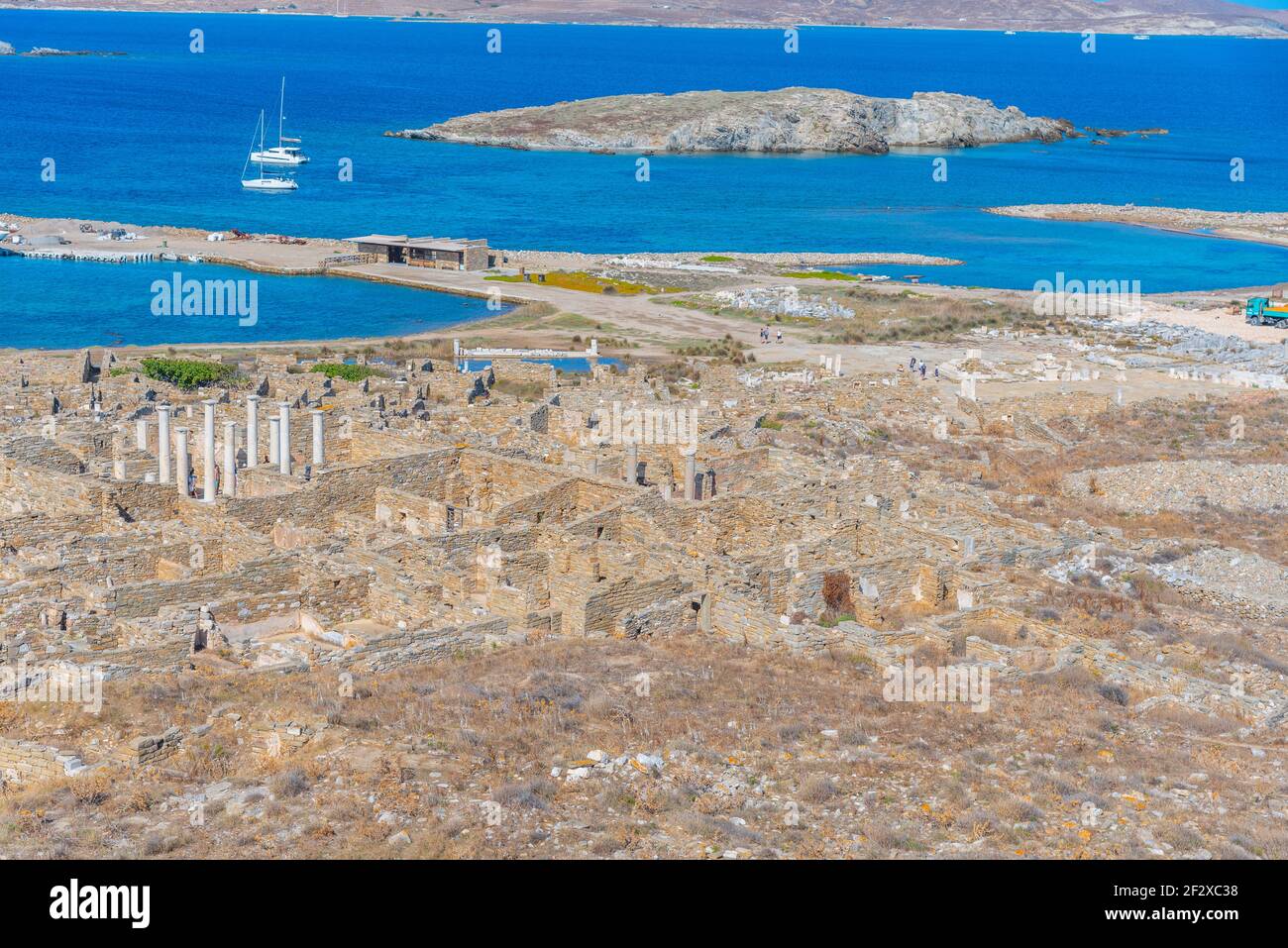 Delos Aerial View High Resolution Stock Photography and Images - Alamy