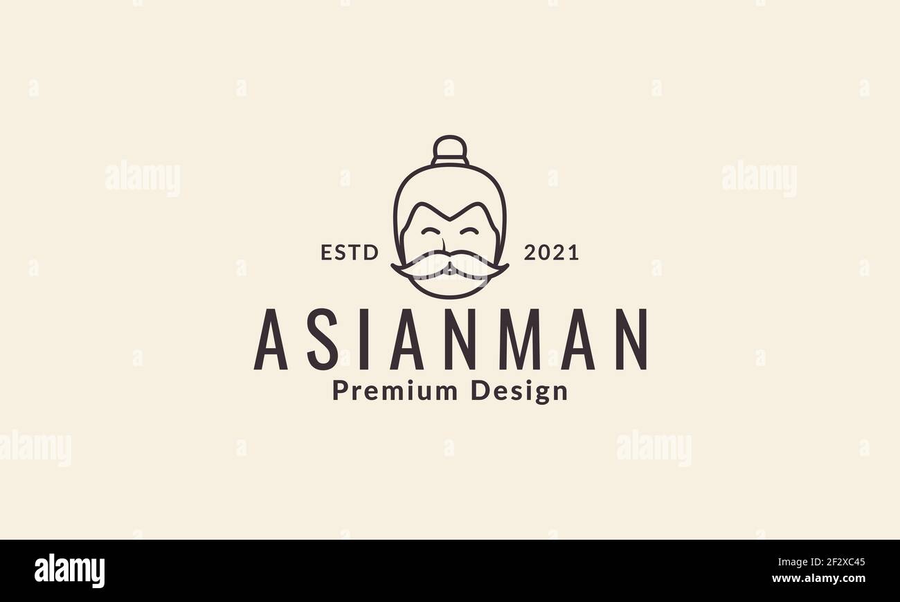 Chinese man vintage illustration Stock Vector Images - Alamy