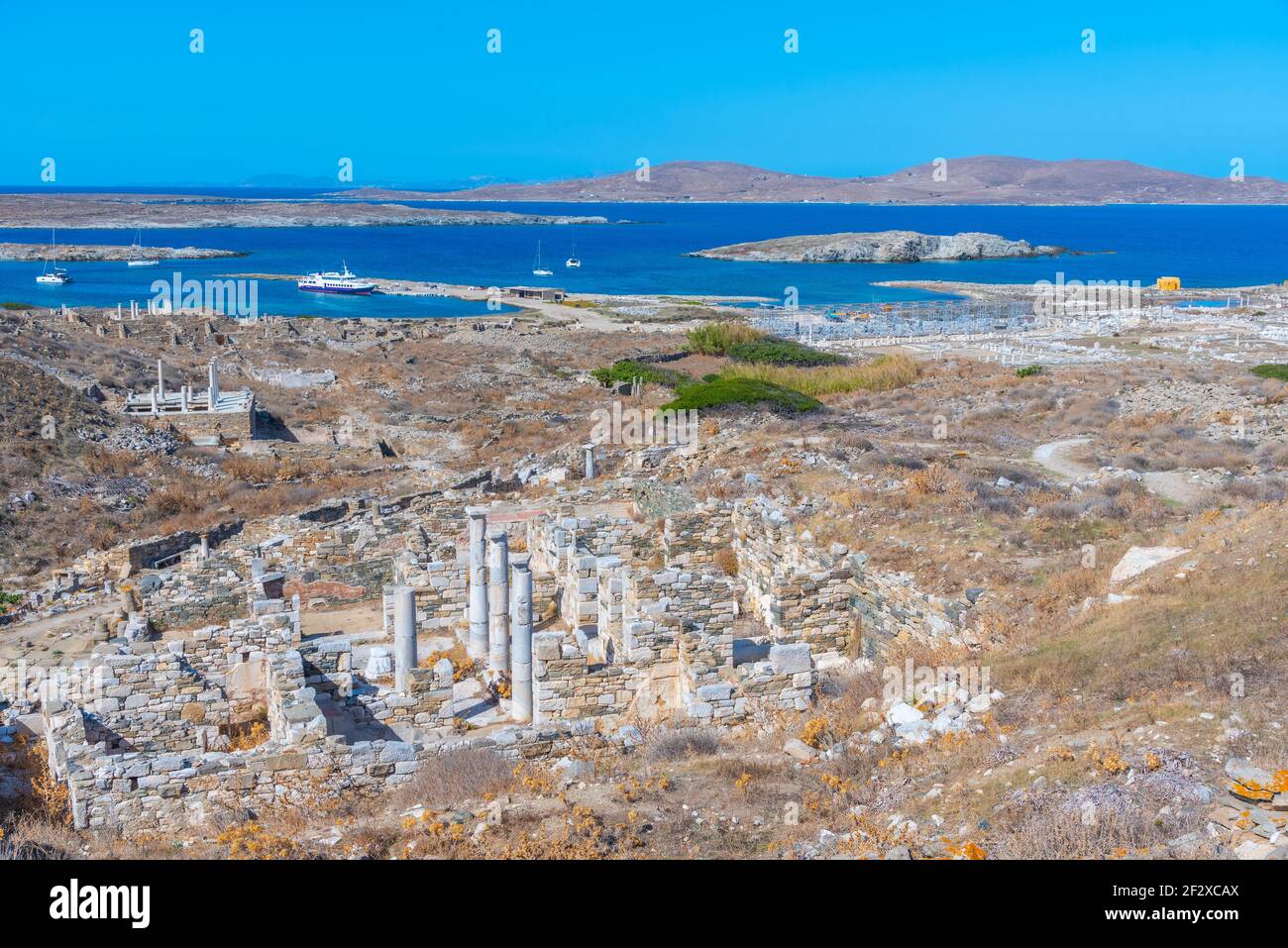 Delos Aerial View High Resolution Stock Photography and Images - Alamy