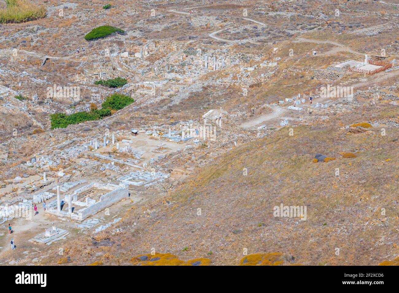 Delos aerial view hi-res stock photography and images - Alamy