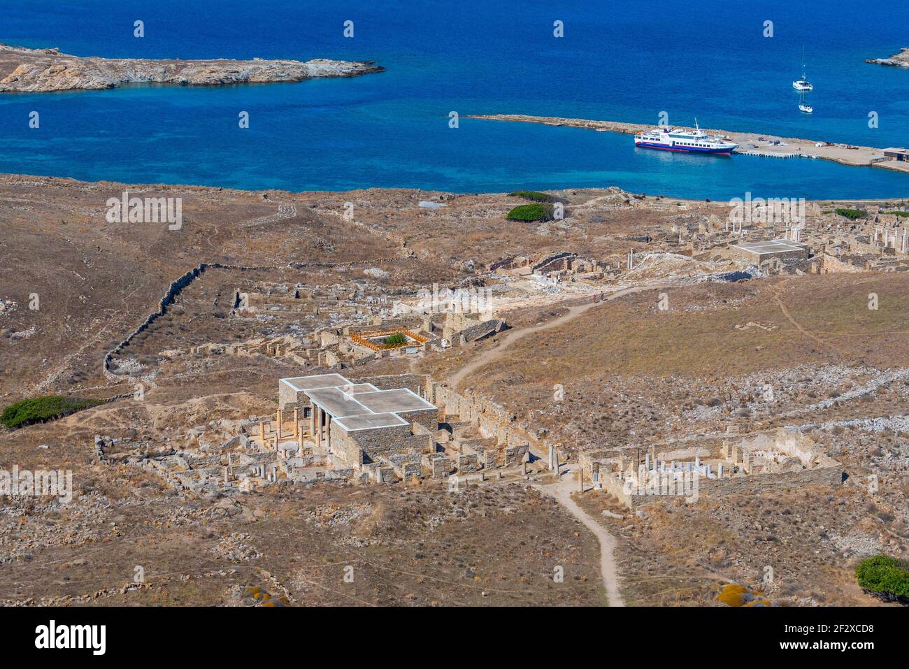 Delos Aerial View High Resolution Stock Photography and Images - Alamy